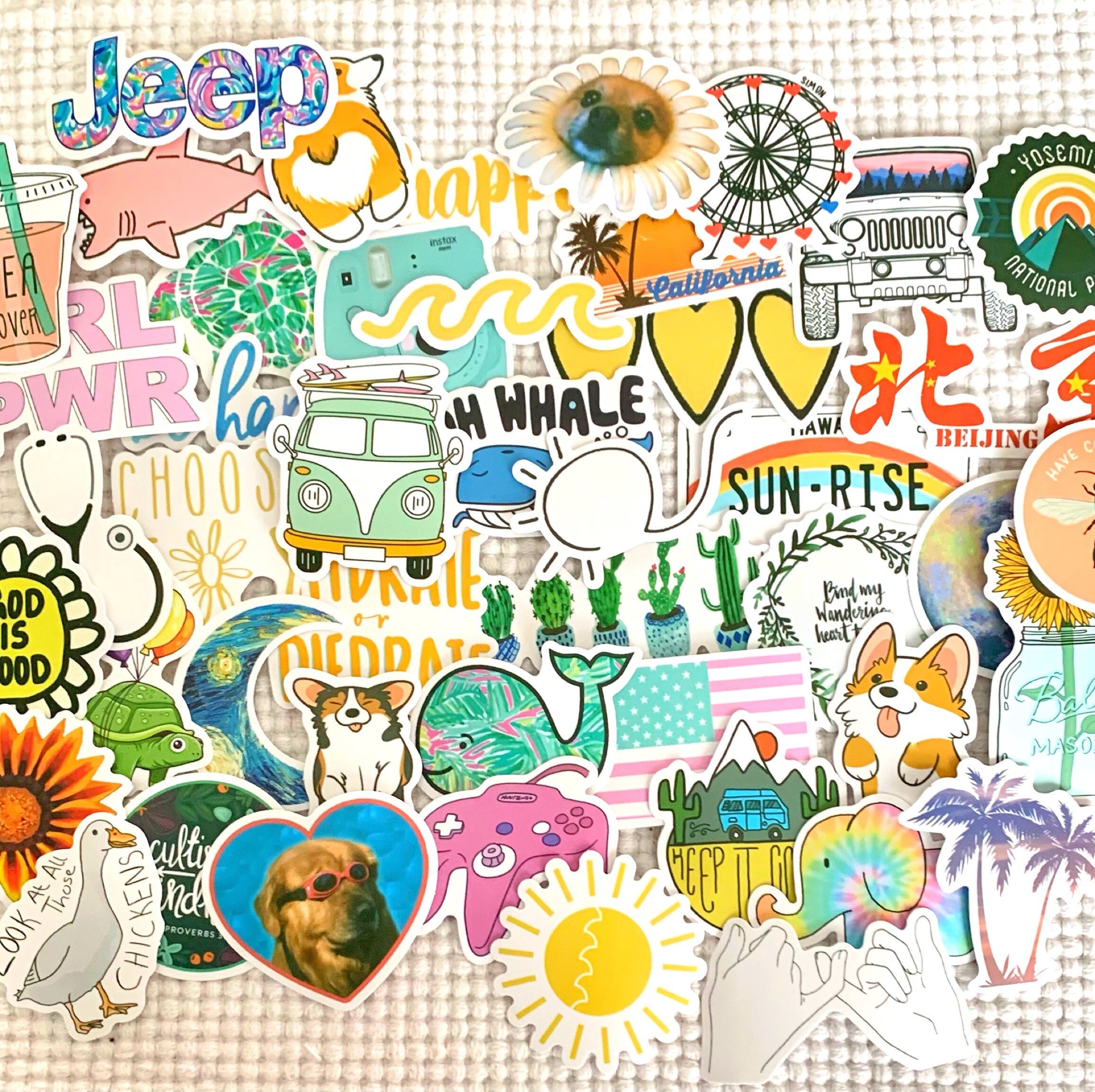 Random variety sticker pack 5 pack | Etsy