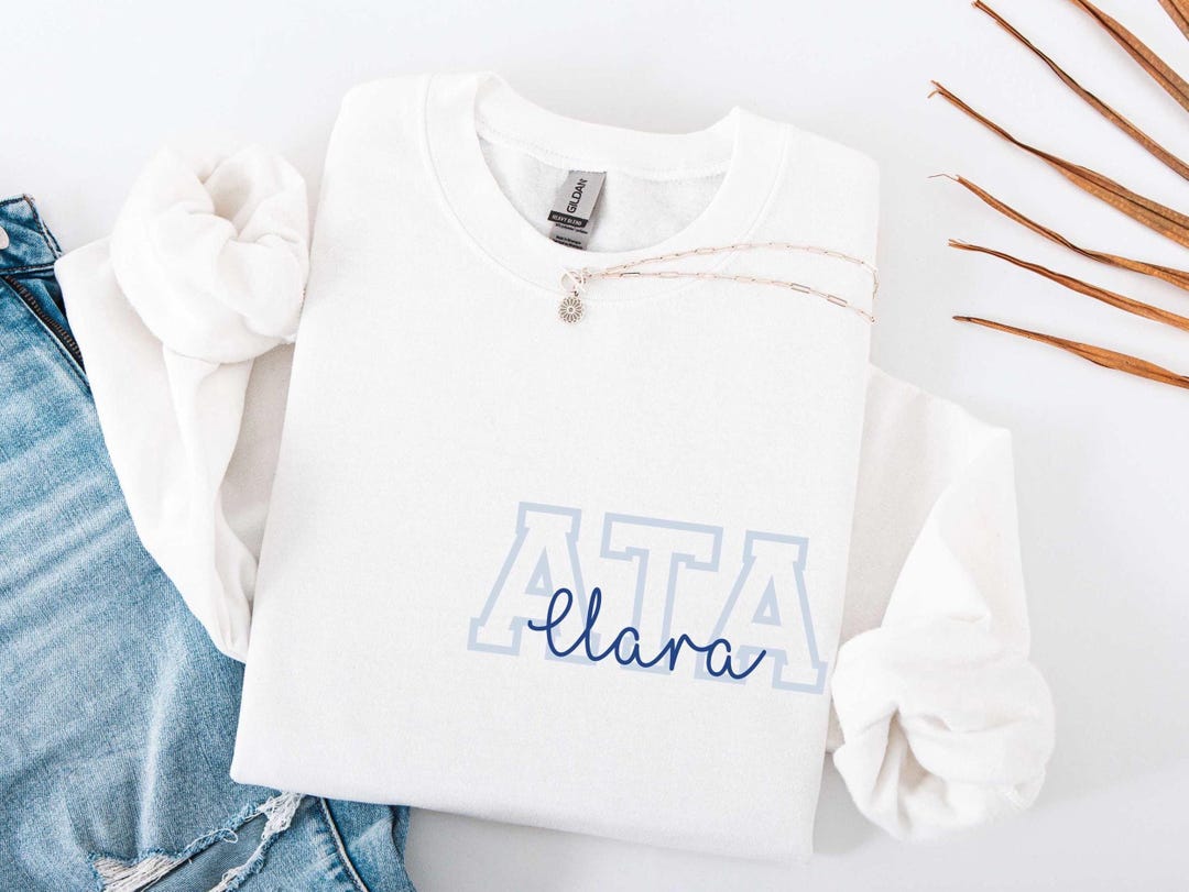 Personalized ATA Sweatshirt With Name, Gift Idea for a Graduating Class ...