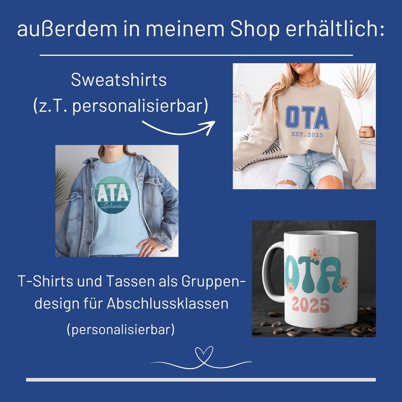 Gift Idea for an OTA, College Shirt for an OTA for the Exam in 2025 ...