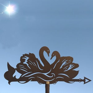 Bird Swan Metal Weathervane, Weather Vane, Home Roof Decor - Etsy