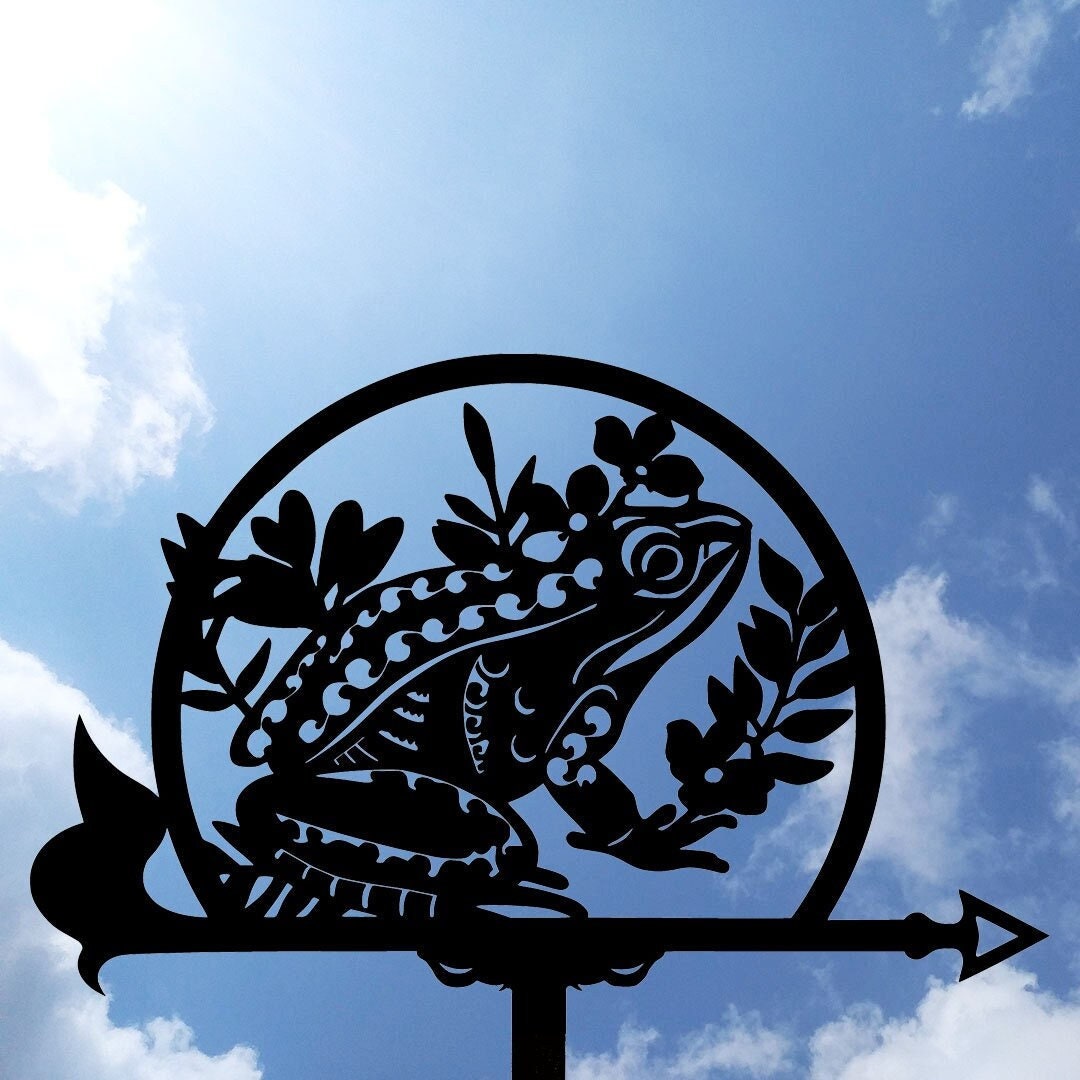 Frog Metal Weathervane, Weather Vanе, Home Roof Decor - Etsy