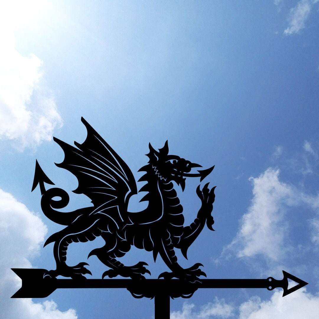Welsh Dragon Metal Weathervane, Weather Vane, Home Roof Decor - Etsy