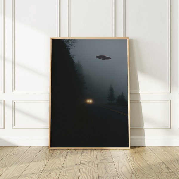 Ufo Poster - Etsy