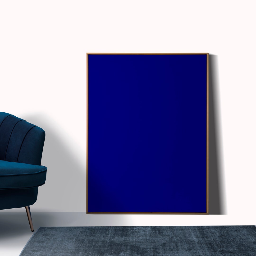 Yves Klein Exhibition Poster 1961 Blue Monochromes Vintage - Etsy