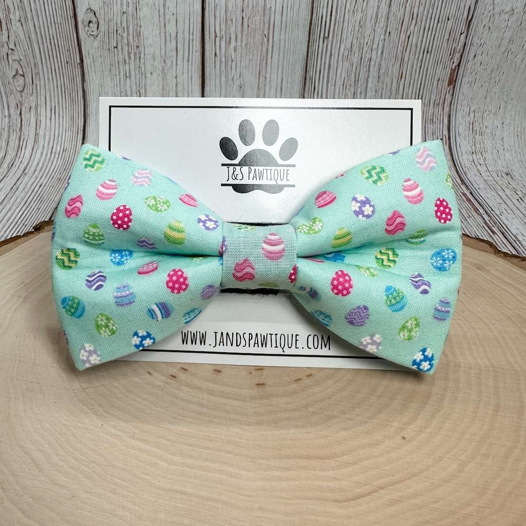 Easter Dog Bow Tie, Easter Egg Dog Bow Tie, Dog Bowtie, Dog Bow Ties ...