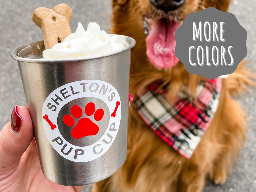 Pup Cup, Personalized Pup Cup, Reusable Stainless Pup Cup, Dog Treat ...