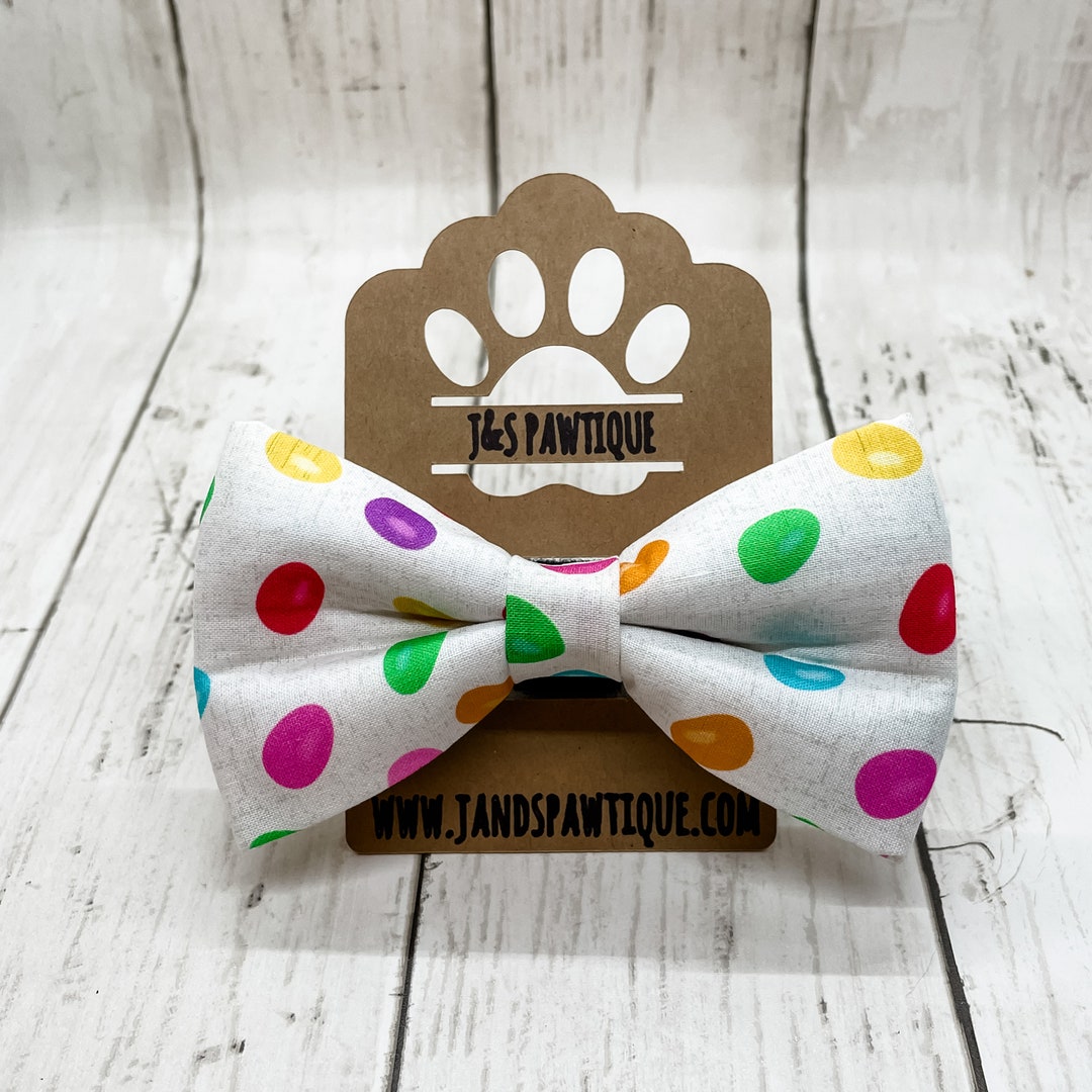 Easter Dog Bow Tie, Dog Bowtie, Dog Bow Ties, Dog Bow Tie, Jelly Bean ...