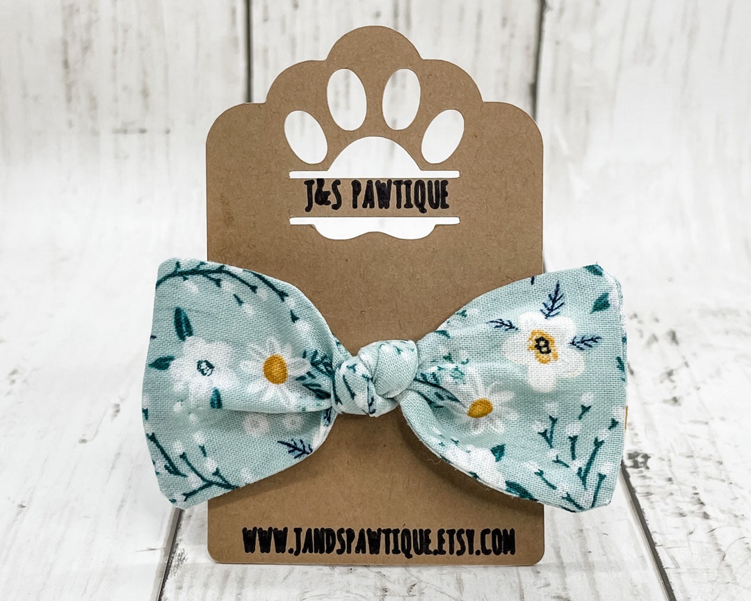 Floral Hair Bow, Flower Hair Bow, Dog Hair Bow Clip, Dog Hair Bow ...