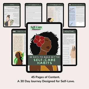 Self Care Workbook [30-days] W/ Planner & Exercises | Self Love Ebook ...