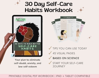 Self Care Workbook - Etsy