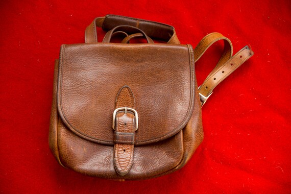 Stickman Brown Leather Molly Penny Bag Backpack Purse | Etsy