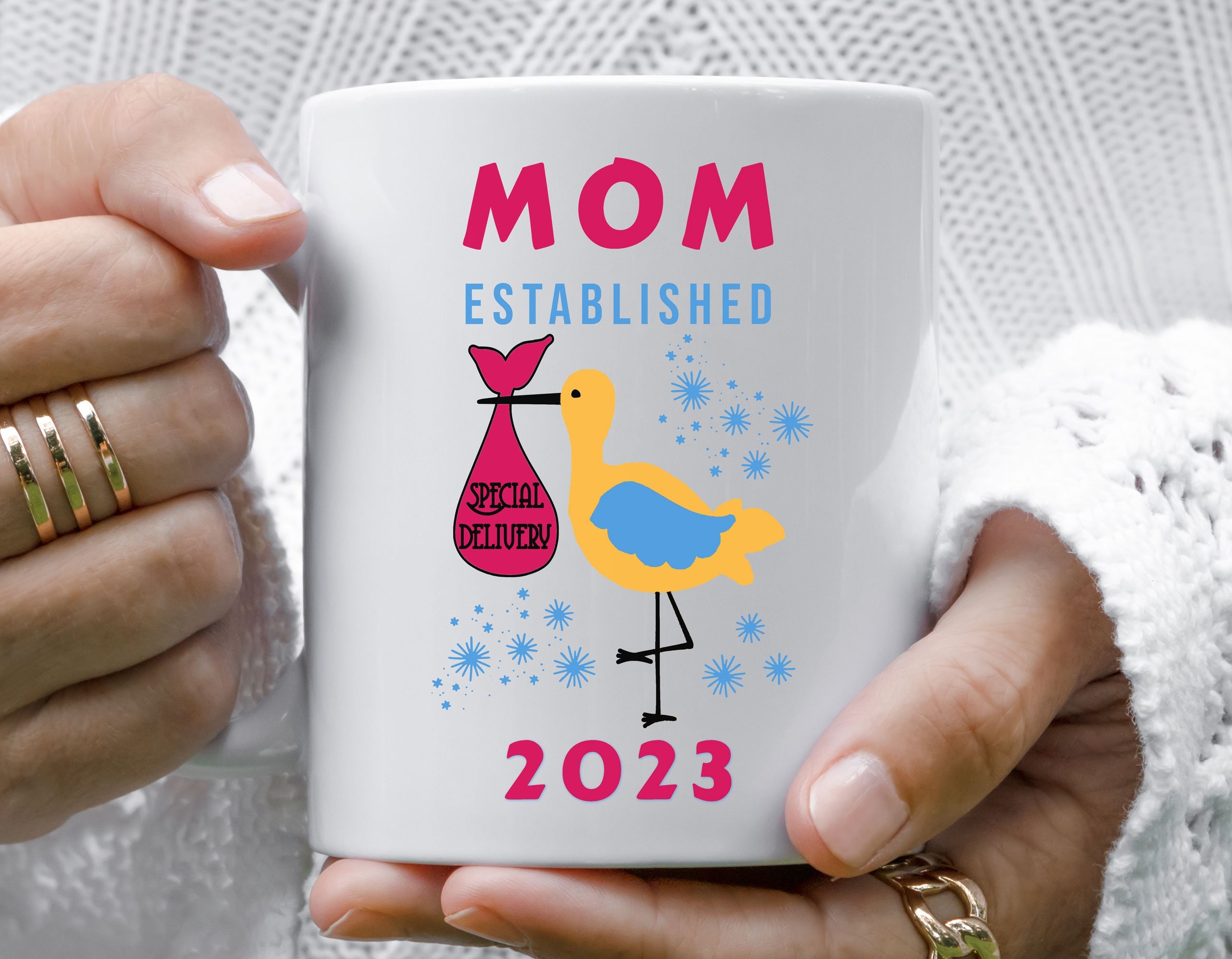 Mom Established 2023, Mug for New Mom, New Mom Gift, First Time Mom ...