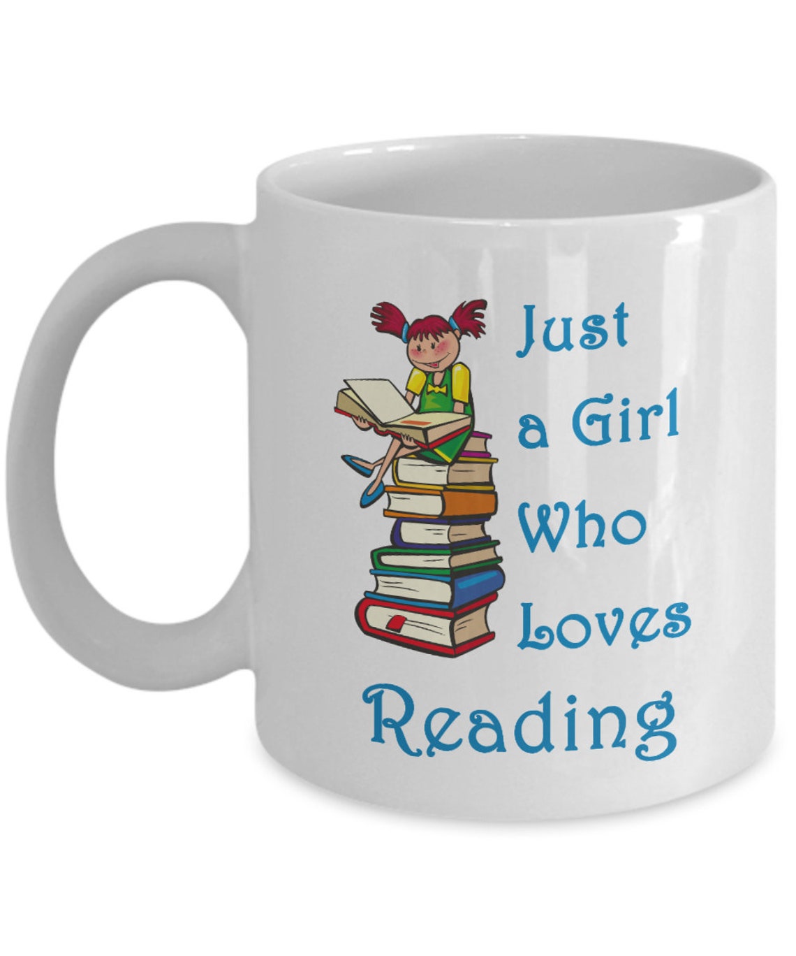 Just a Girl Who Loves Reading Mug for Teen Reader Girl - Etsy