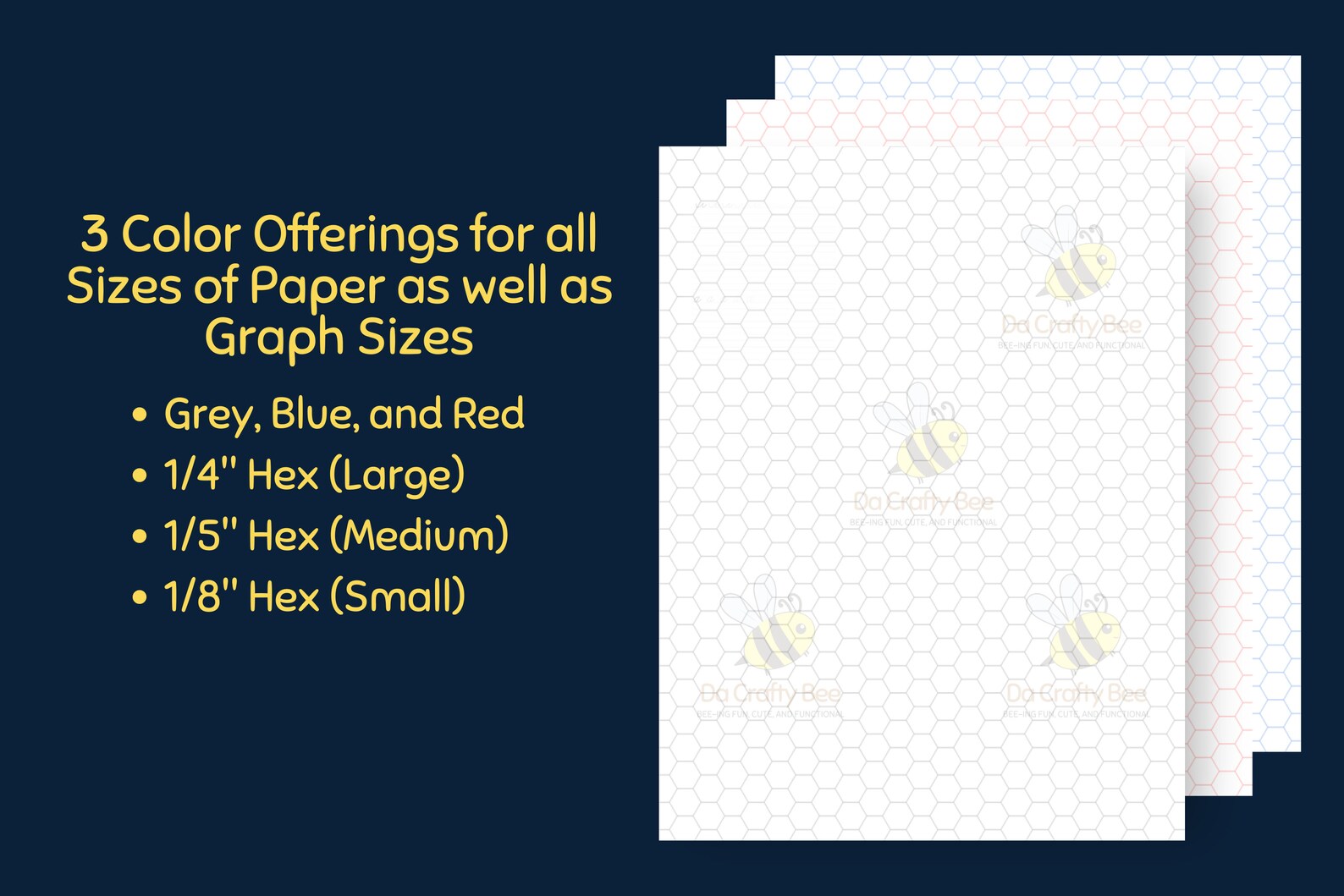 Printable Hexagonal Graph Paper for Organic Chemistry - Letter, A4, A5 ...