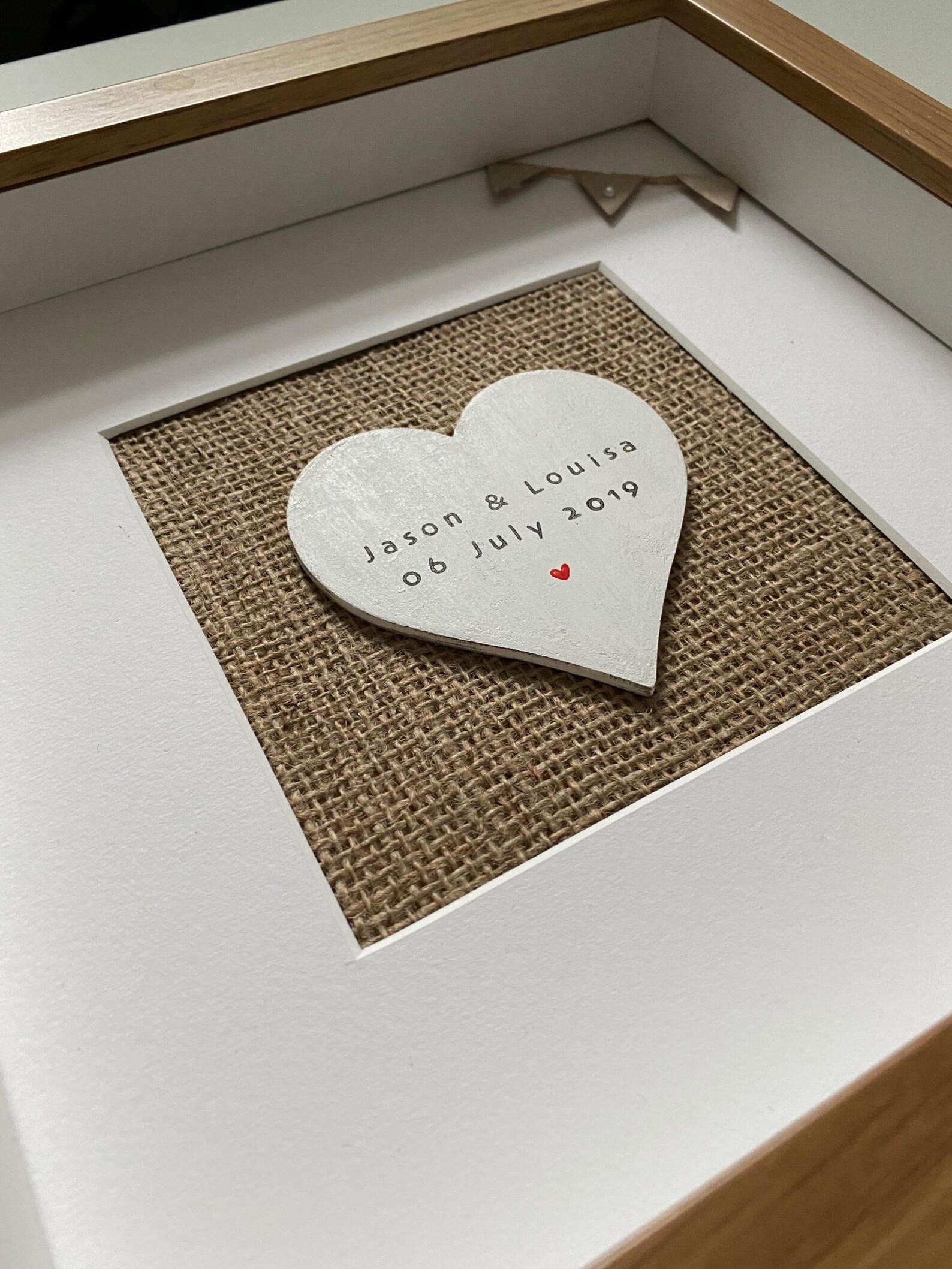 Personalised Couple Box Frames Home Decor Couples Gift Personalised ...