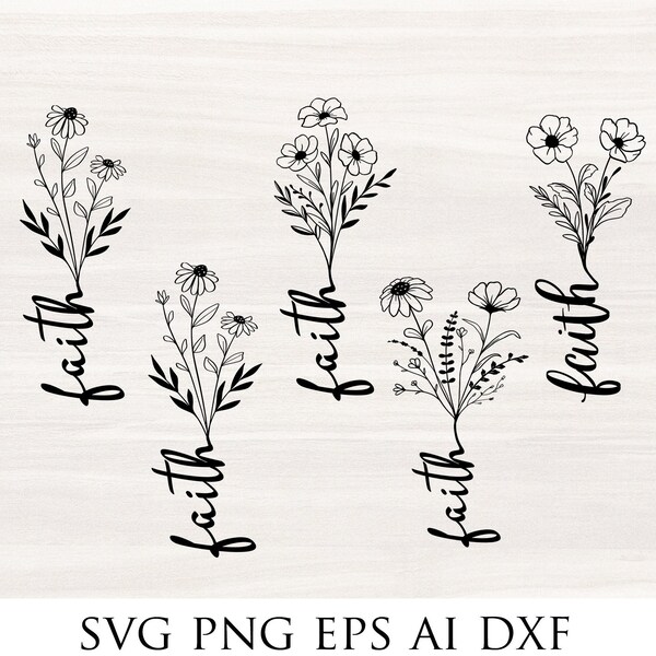 Faith Svg Files - Etsy