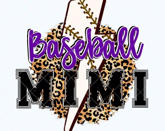 Baseball Mimi Png - Etsy
