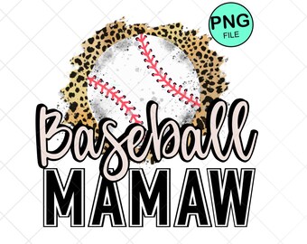 Baseball Mamaw Png - Etsy