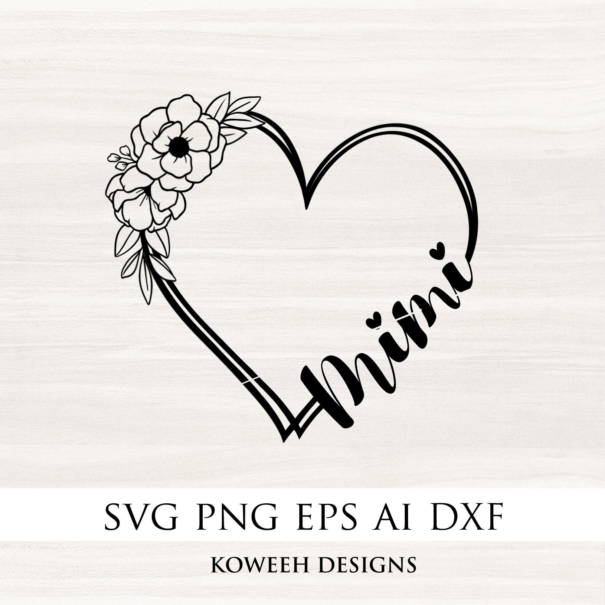 Mimi Svg Heart Mimi Svg Mimi Svg Design Mimi Png Mimi - Etsy Israel