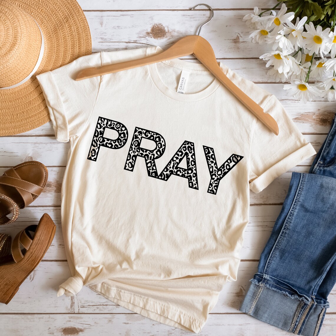 Pray Svg Leopard Pray Svg Pray on It Christian Svg Faith | Etsy