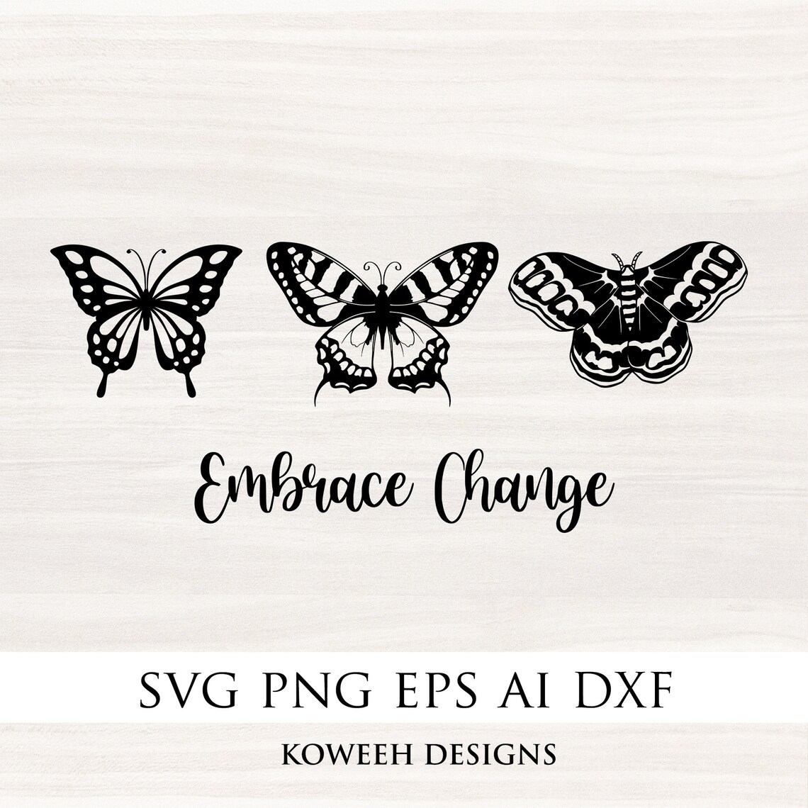 Embrace Change Svg Butterfly Svg Nature Svg Motivational - Etsy Canada