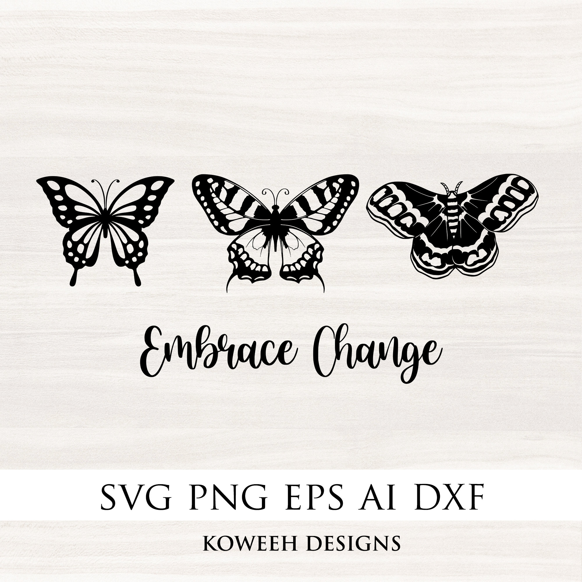 Embrace Change Svg Butterfly Svg Nature Svg Motivational - Etsy Canada