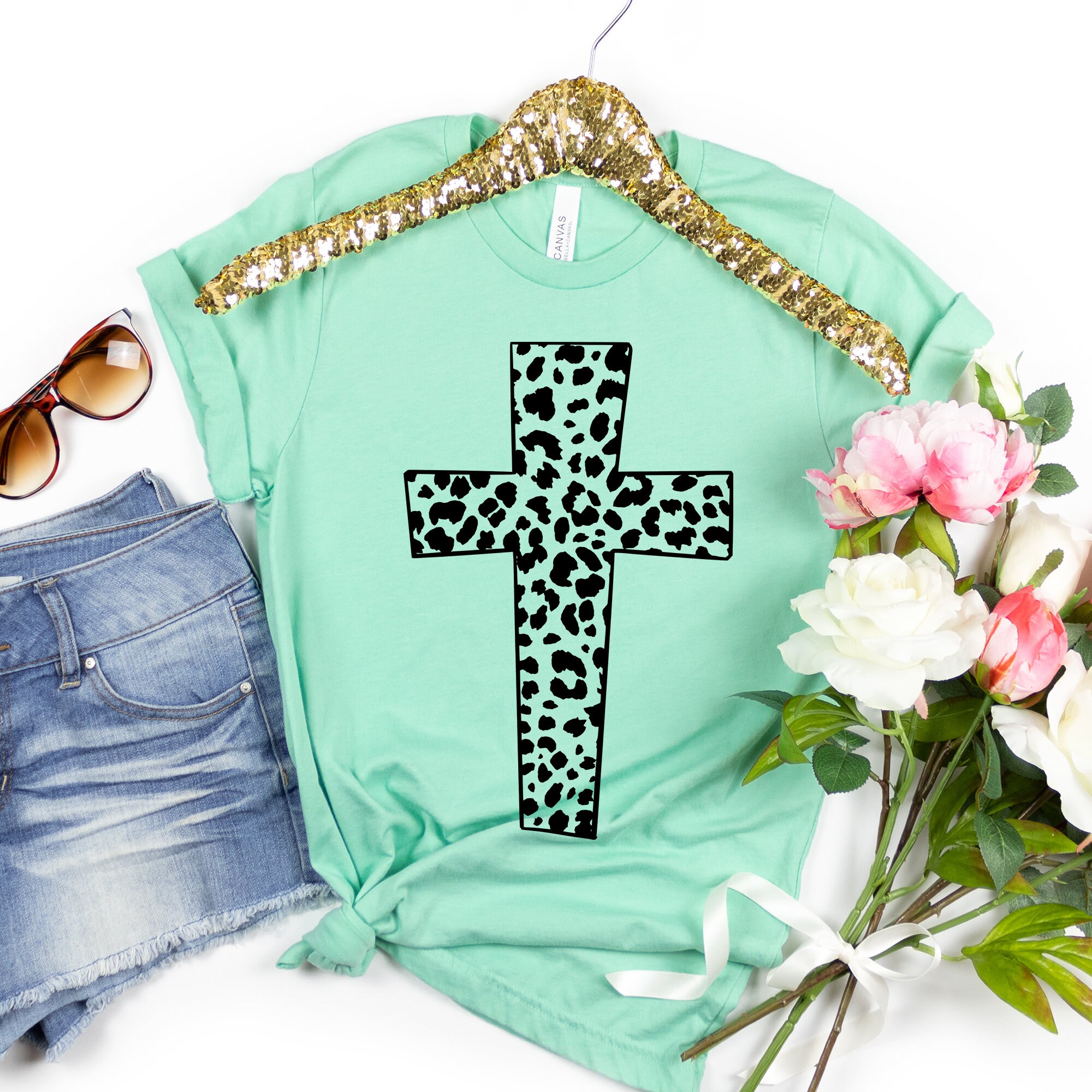 Leopard cross svg Christian svg faith cross svg Cheetah | Etsy