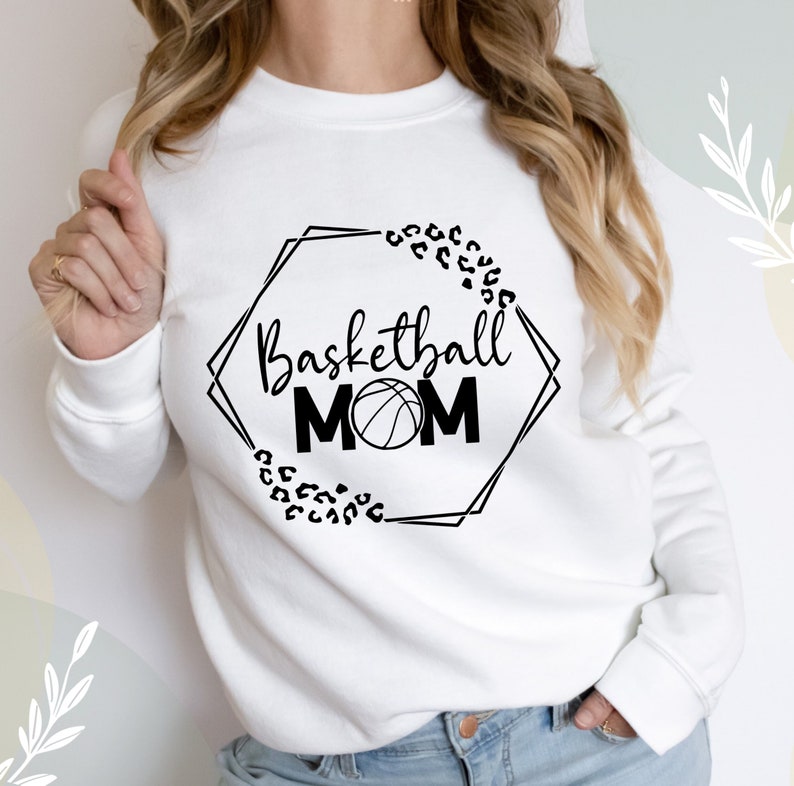 Basketball Mom Svg Basketball Mom Leopard Frame Svg - Etsy