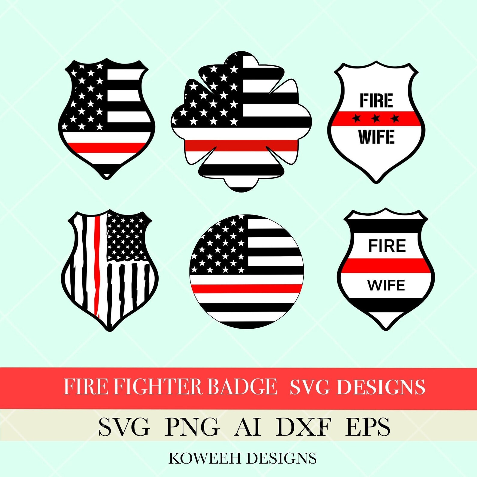 Fire Badge Svg Firefighter Badge Svg Firefighter Flag Svg - Etsy