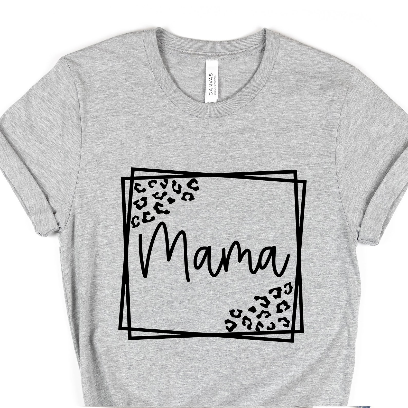 Mama Leopard Frame PNG Leopard Mama Print Svg Mama Frame | Etsy