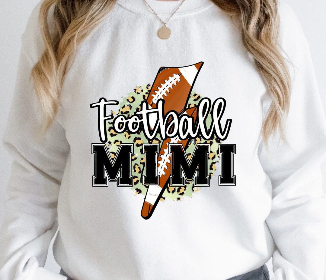 Football Mimi Png, Mimi Life Png, Leopard Print, Leopard Mimi Mom ...