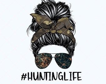 Messy Bun Hunting - Etsy