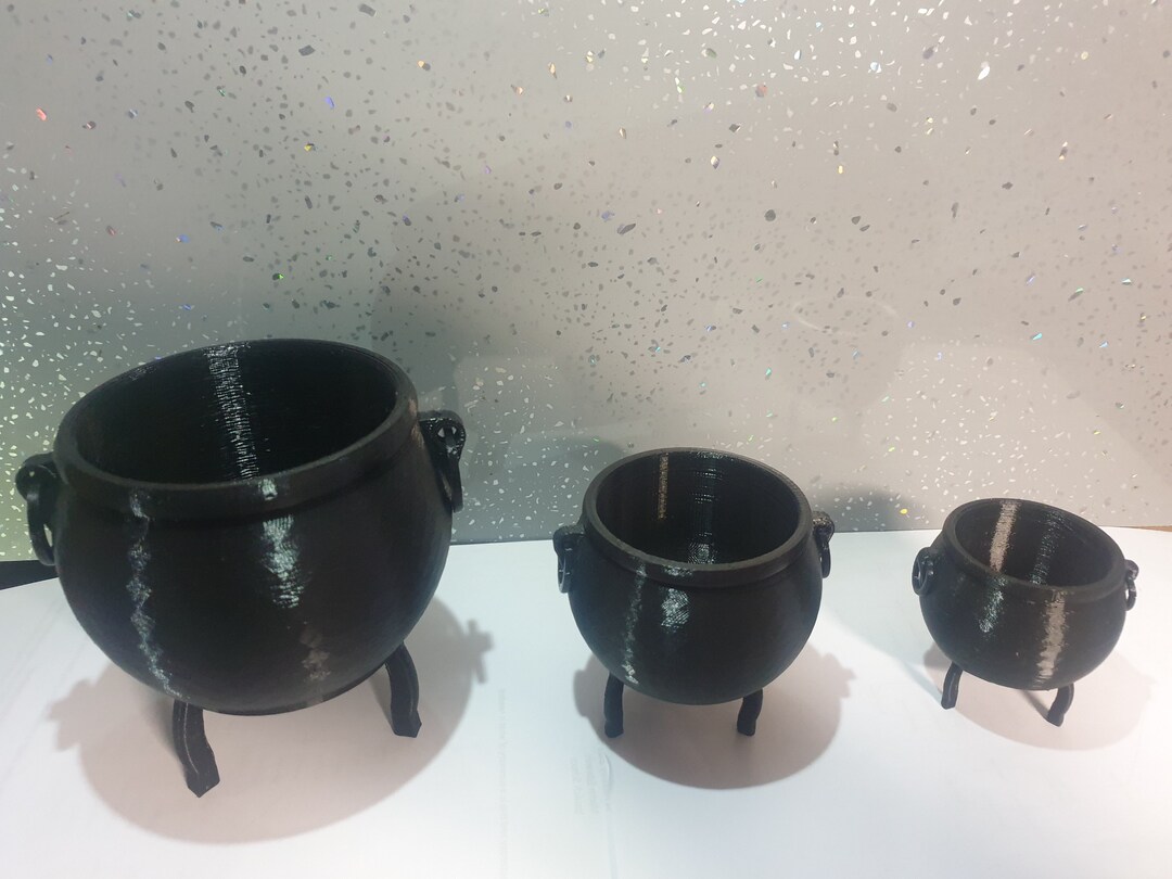 3D Printed Cauldron - Perfect for Planters or Display - Small, Medium ...