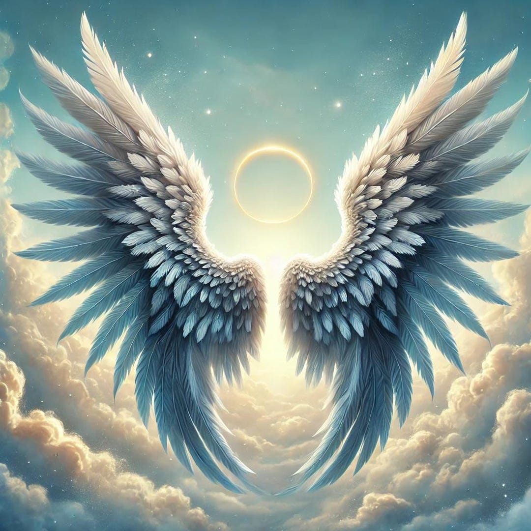 Angel Wings, Halo, Memorial, Heaven, Rip - Etsy