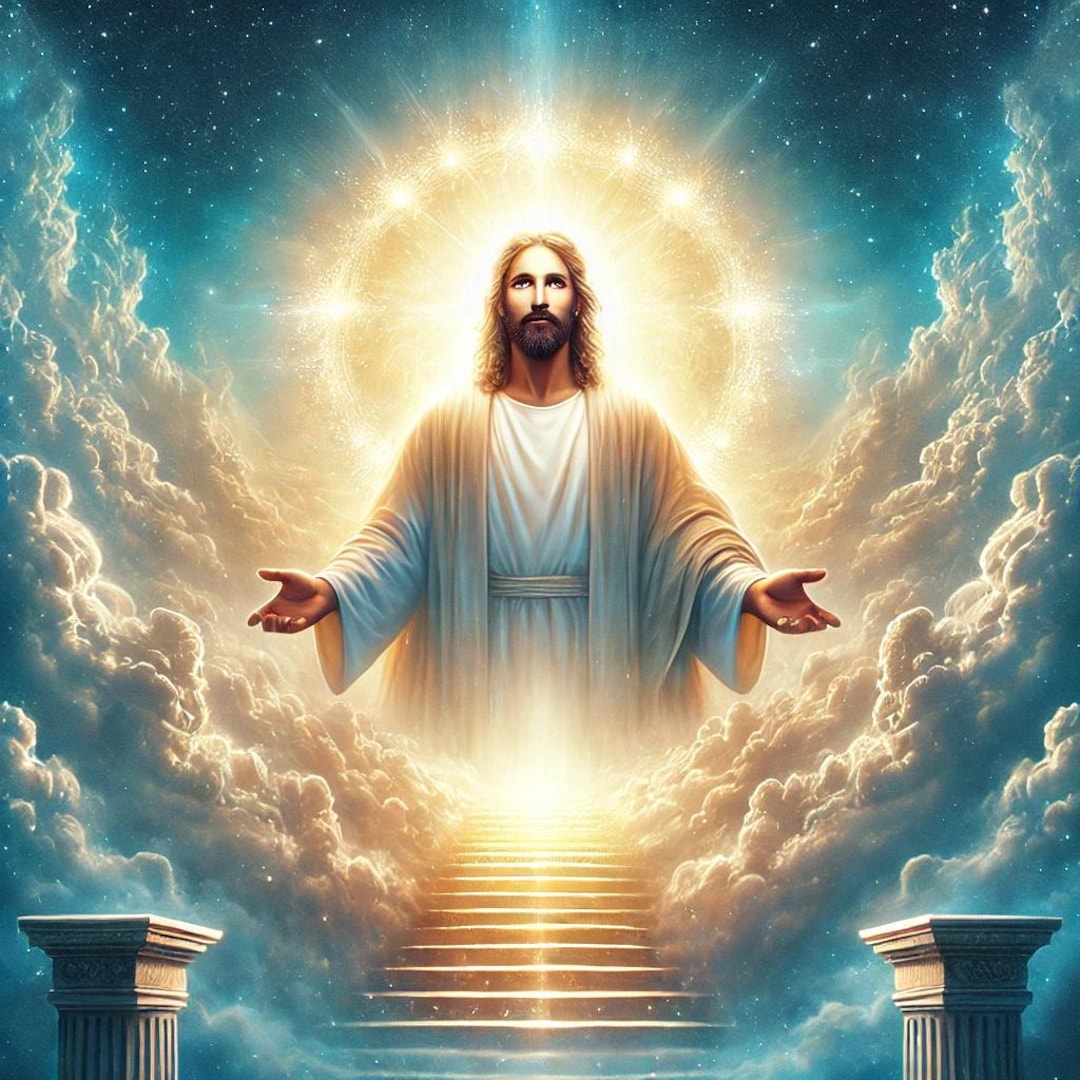 Jesus Stairway to Heaven Png - Etsy