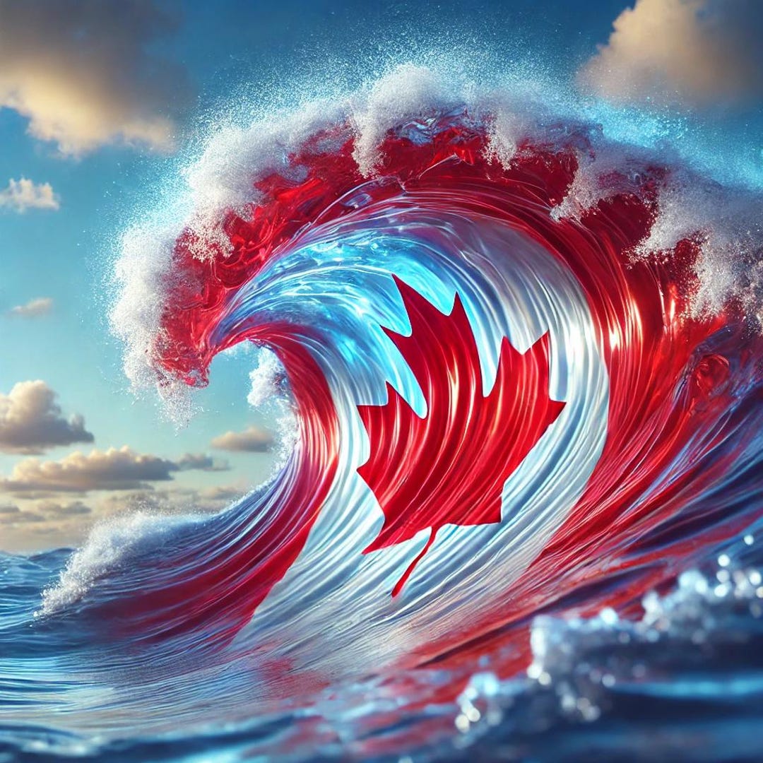 Canada Flag Wave - Etsy