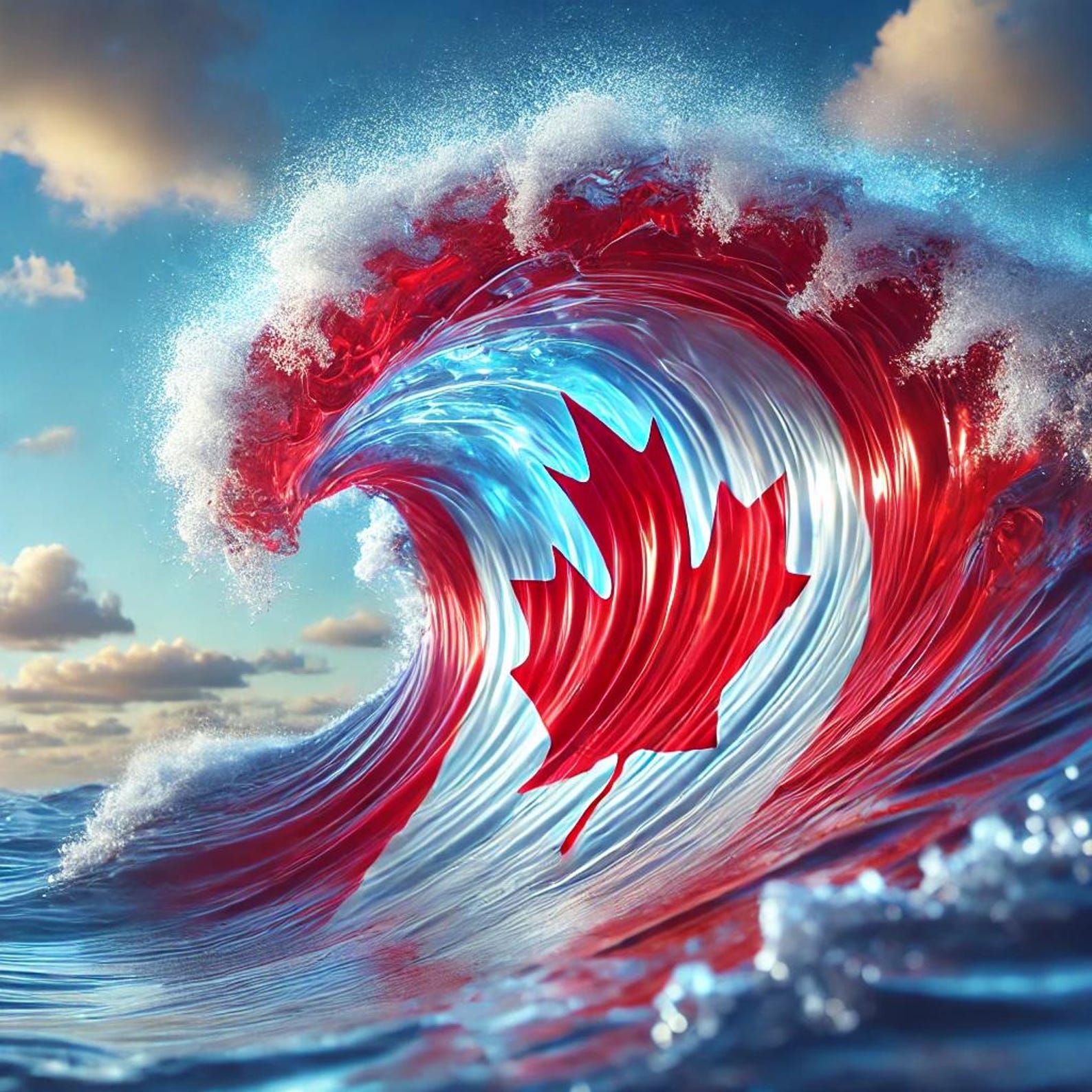 Canada Flag Wave - Etsy