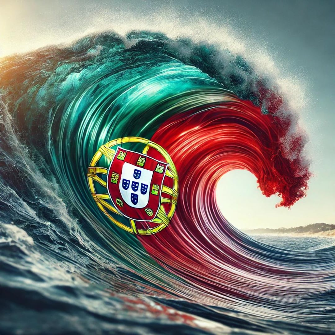 Portuguese Flag Wave - Etsy
