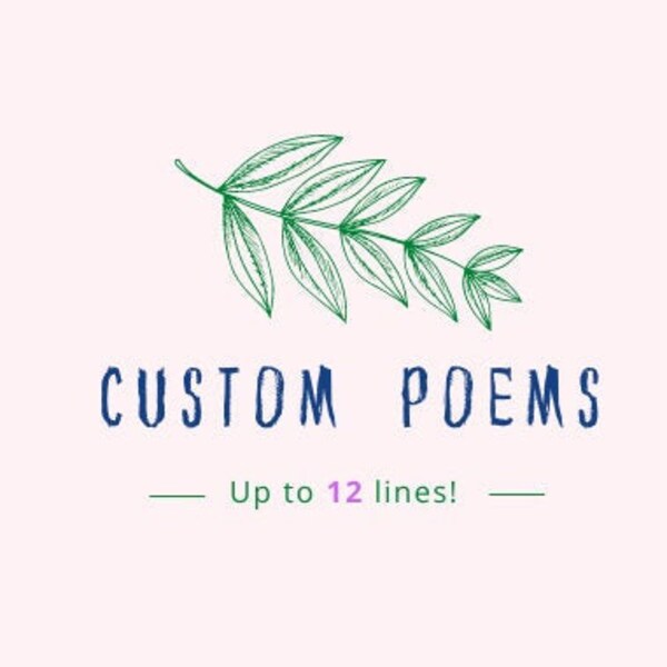 Custom Poem Print - Etsy
