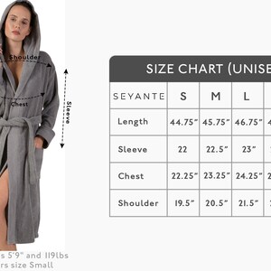 Turkish Cotton Terry Women's Premium Bathrobe - Hooded Cotton Terry ...