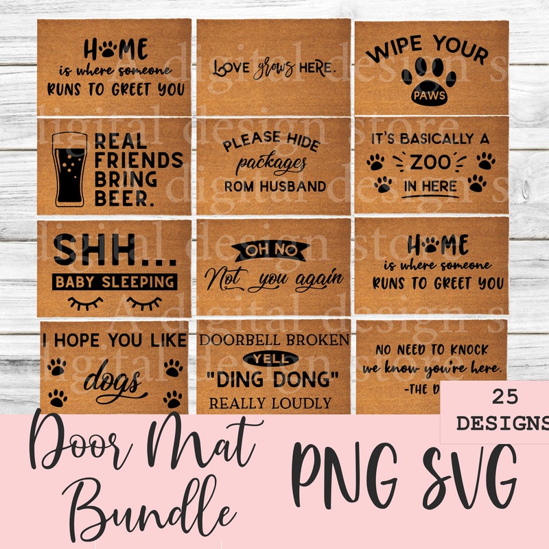 Door Mat Svg - Etsy