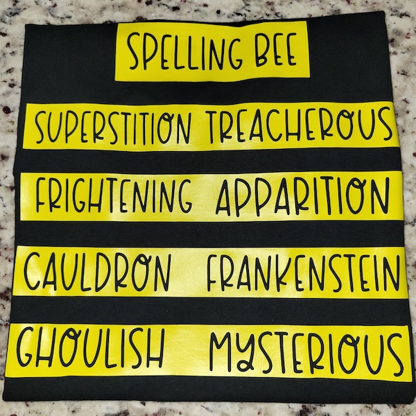 Spelling Bee Shirt Etsy