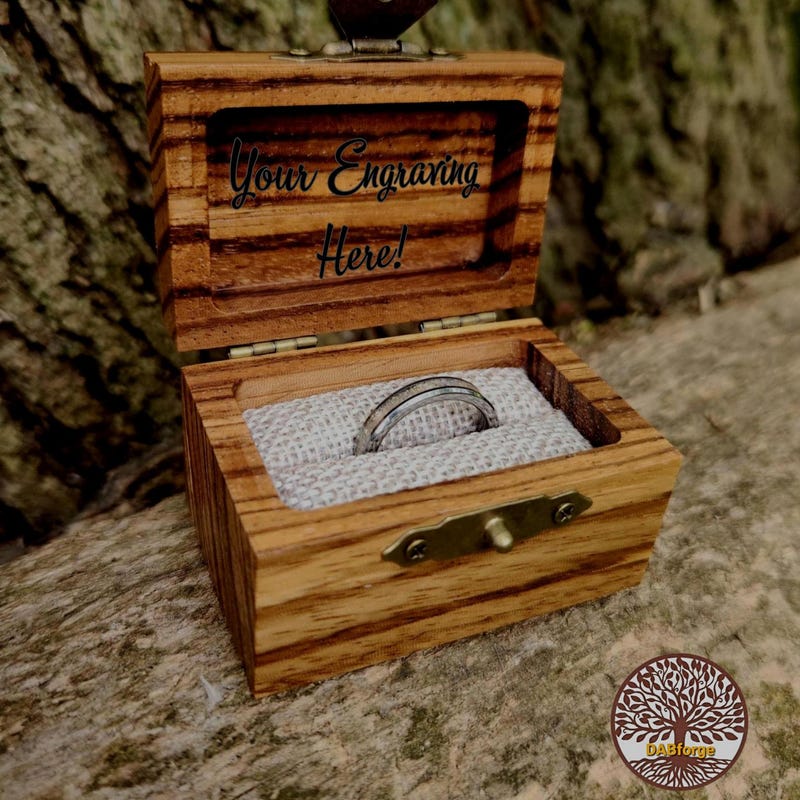 Memorial Ash Ring Band - Etsy