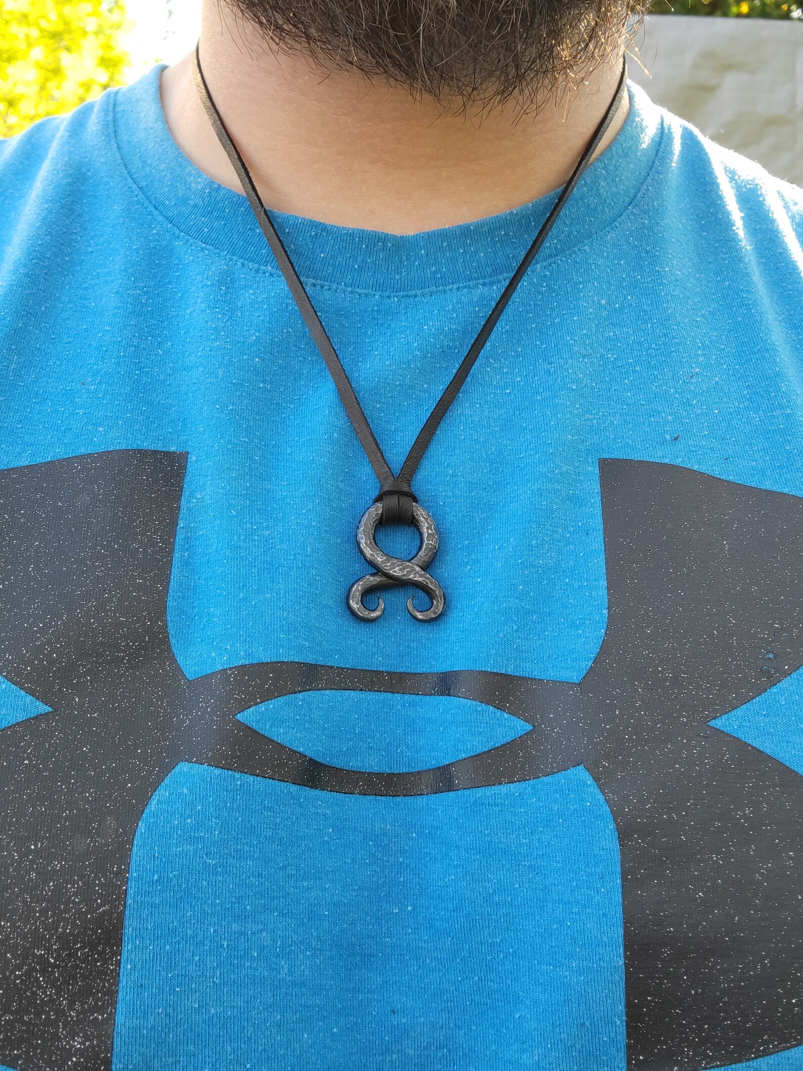Trollkor Necklace Iron Troll Cross Viking Jewelry Choker | Etsy