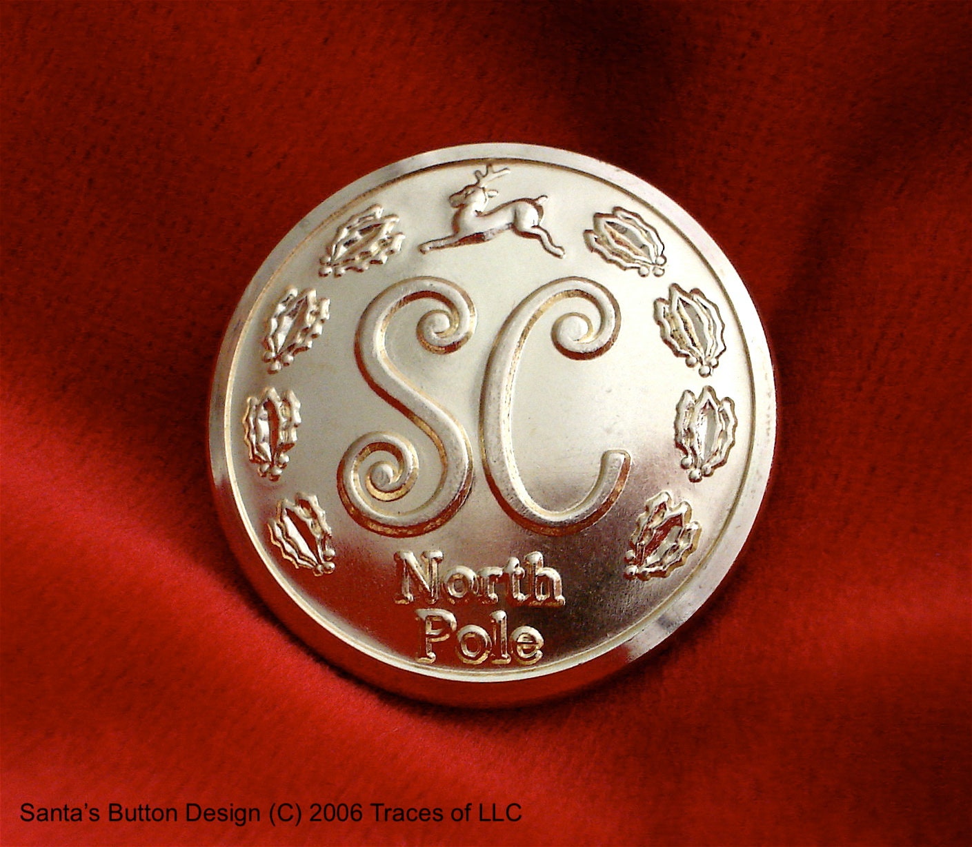 Santa's Brass Button: Christmas Morning Surprise - Etsy