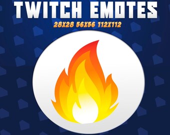 Twitch Emote Fire | Etsy