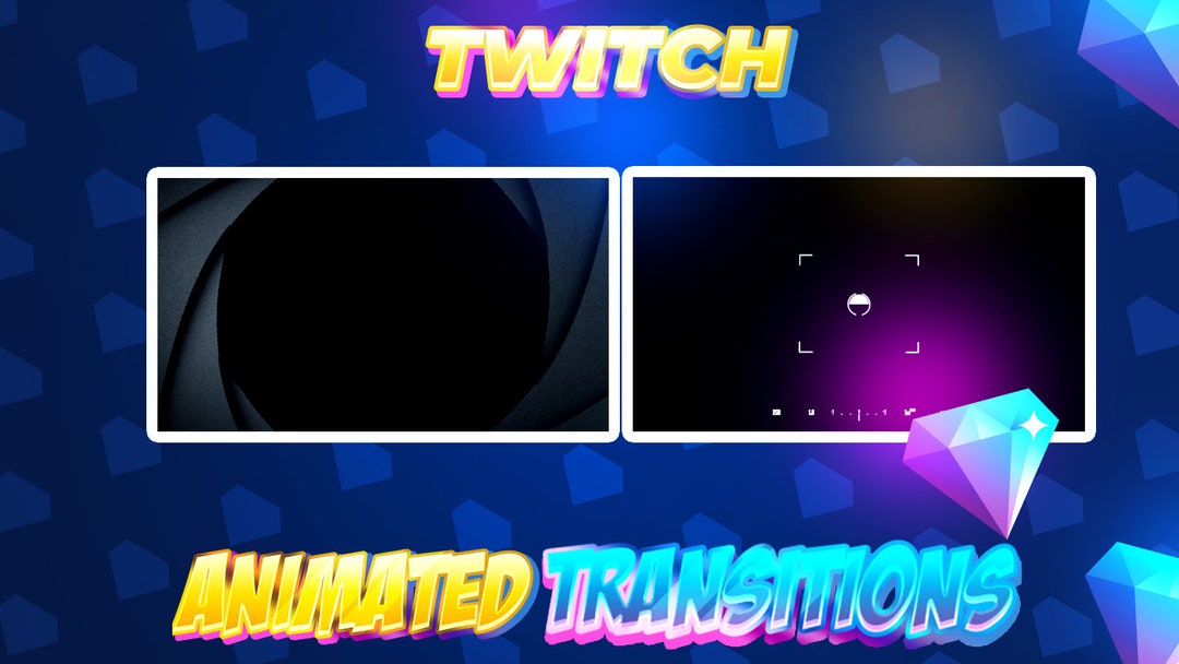 Photo Transition, Twitch Transition, Animated Twitch Scene Transition ...