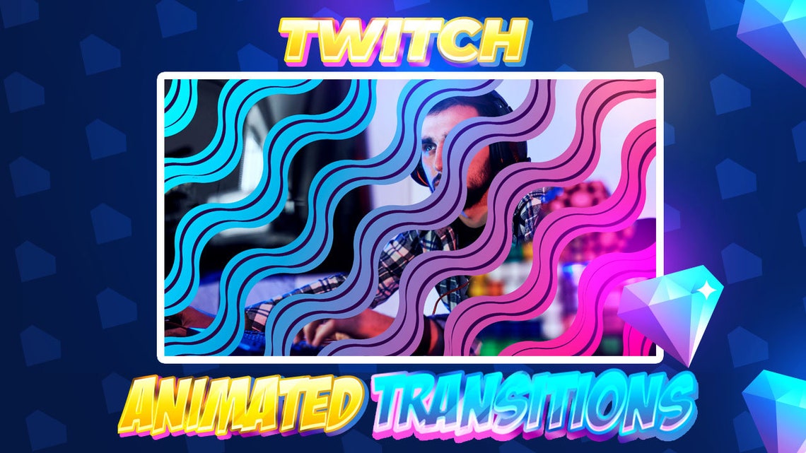Transition, Twitch Transition, Animated Twitch Scene Transition - Etsy