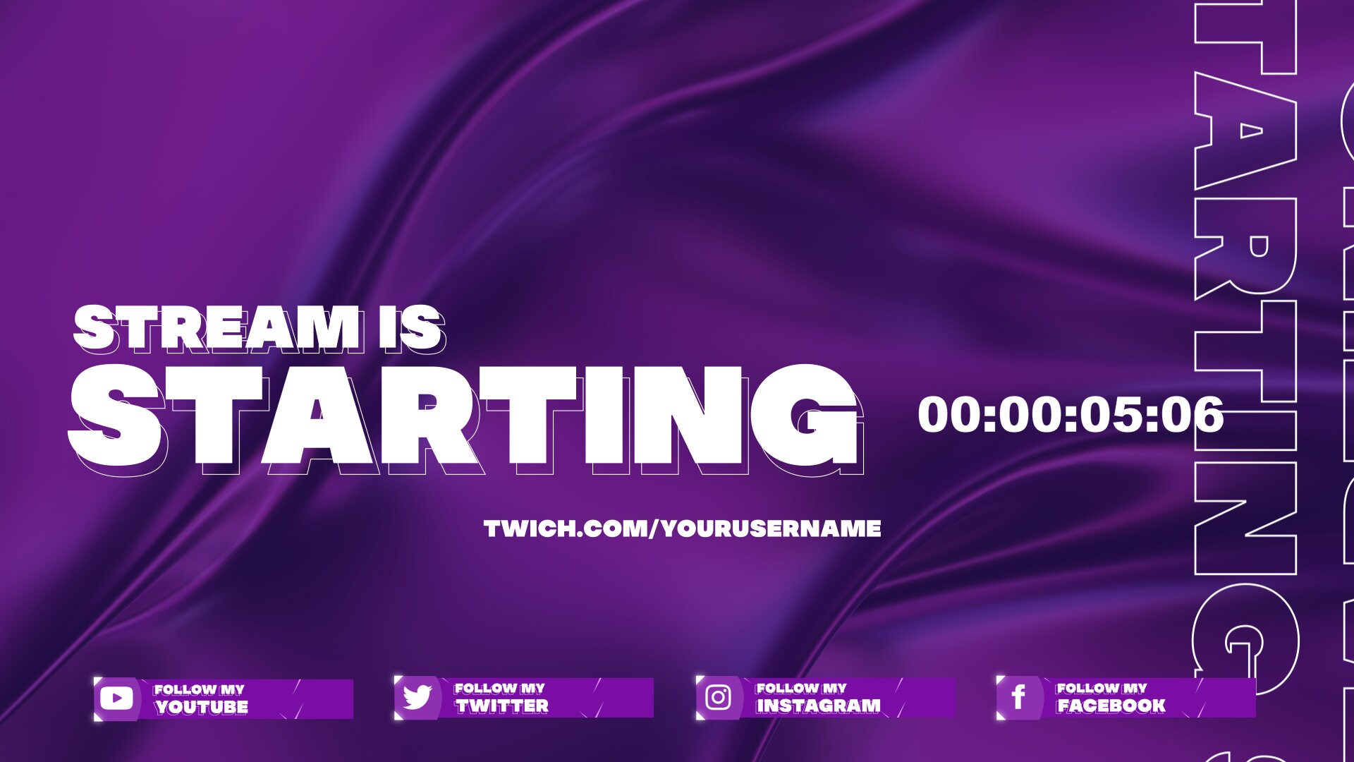 Custom Twitch Overlay Animated Twitch Overlay Animated - Etsy