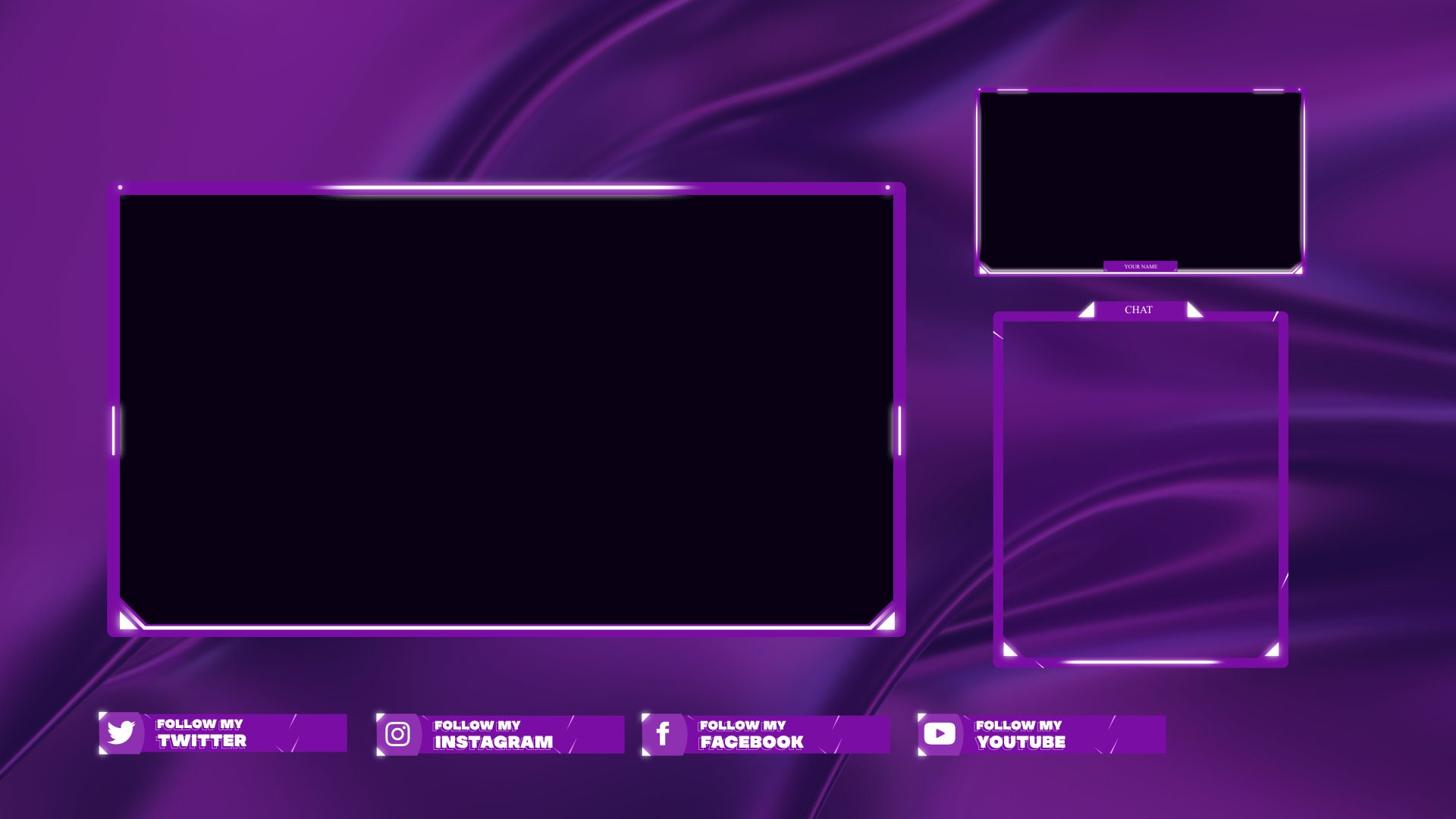 Custom Twitch Overlay Animated Twitch Overlay Animated - Etsy